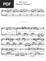 Let It Go (Disney's Frozen) | PDF
