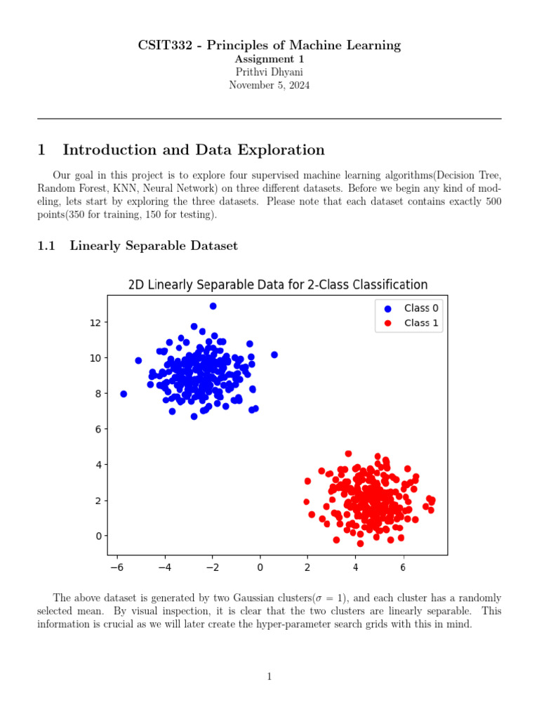 ML Assignment Report Prithvi D | PDF | Sensitivity And Specificity | Accuracy And Precision