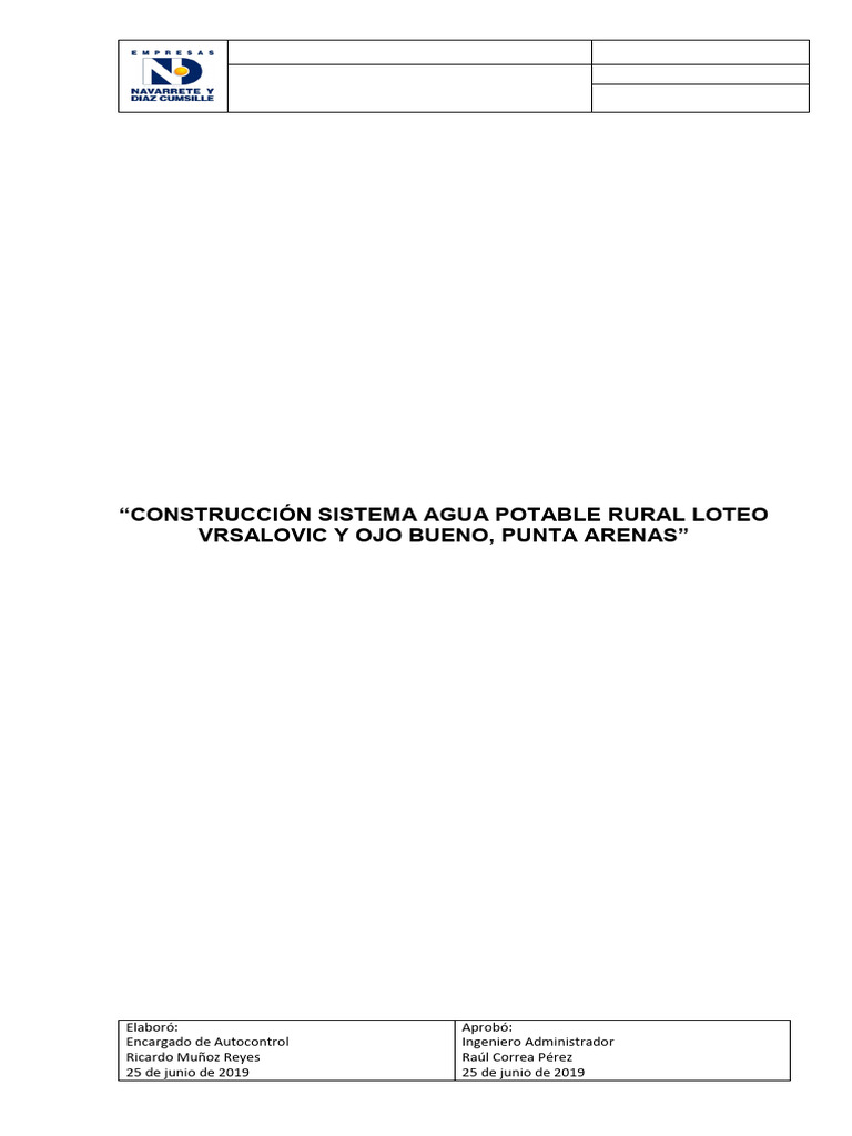 Manual de Procedimientos Rev. 00 | PDF | Laboratorios