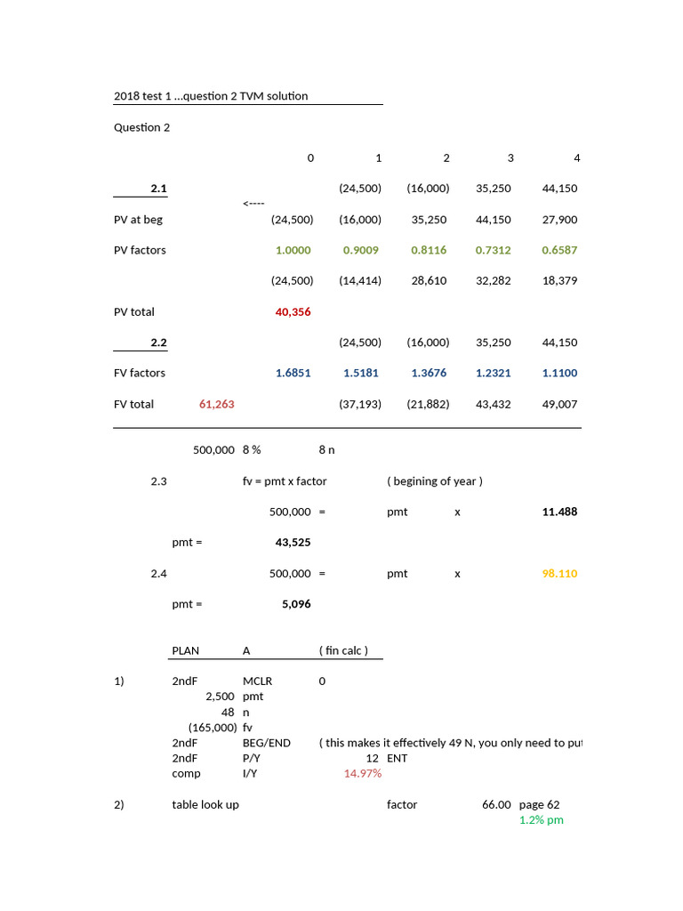 2018 Test1 Question 2 Solution | PDF | Teaching Methods & Materials ...