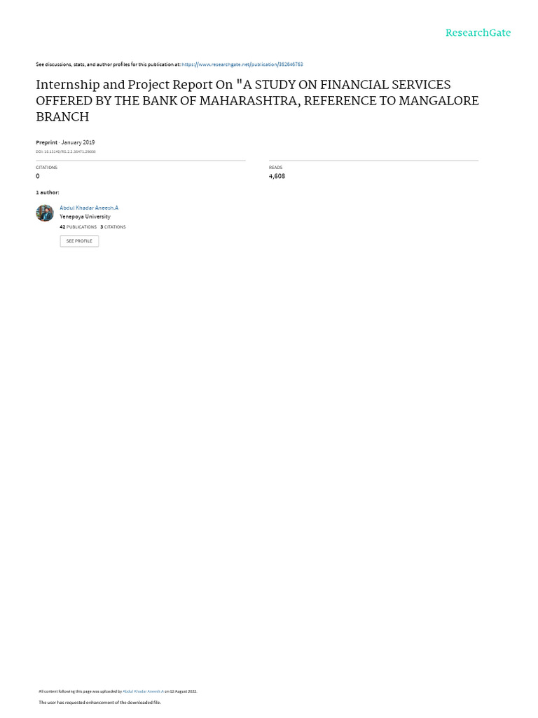 Finaloutput 2 | PDF | Transaction Account | Banks