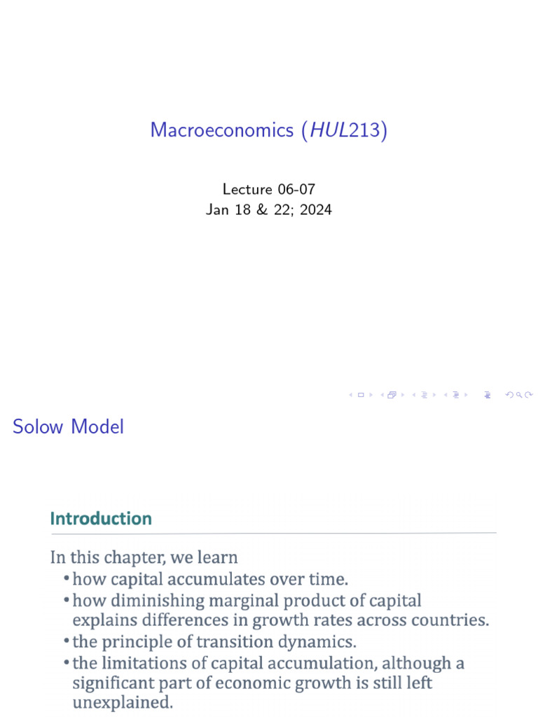 Lecture6,7 Hul213 Macro | PDF