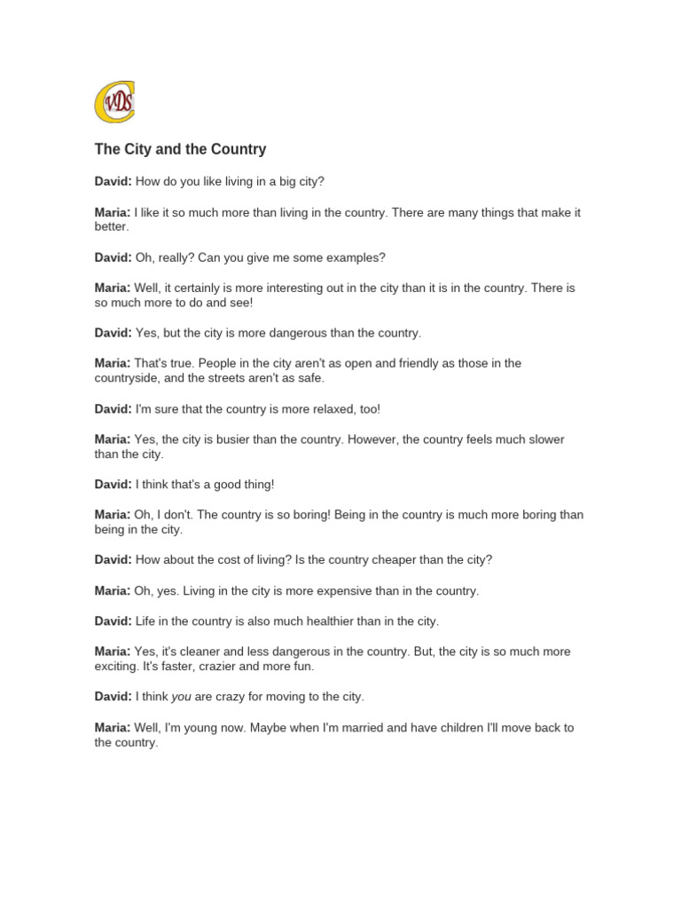The City and The Country | PDF | Art