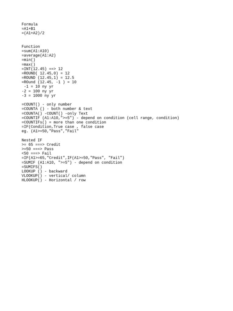 Formula | PDF