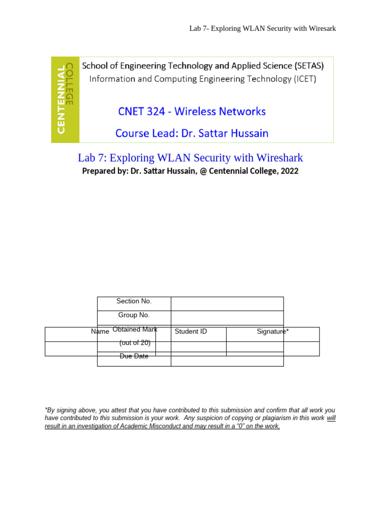 WLAN Security Lab for Students | PDF | Wireless Lan | Computer Engineering