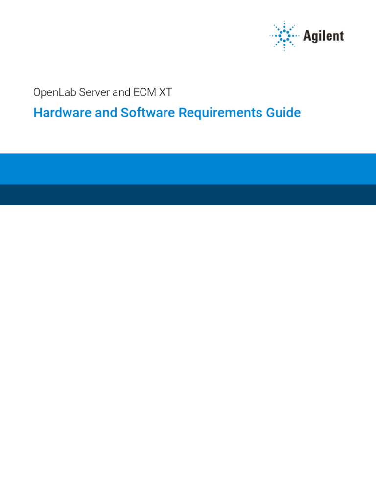 Openlab Server Ecmxt v2.8 Requirements en | PDF | Solid State Drive ...