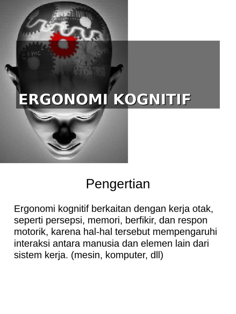 Ergonomi Kognitif | PDF | Komputer