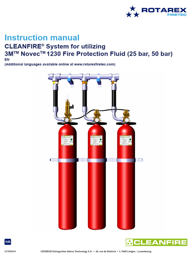 027650044e - Cleanfire System - EN | PDF | Valve | Firefighting
