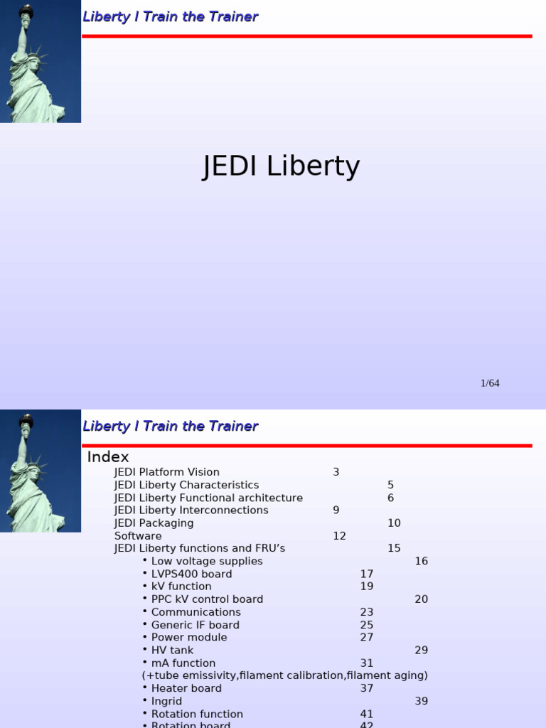 JEDI Training Powerpoint | PDF | Vacuum Tube | Power Inverter