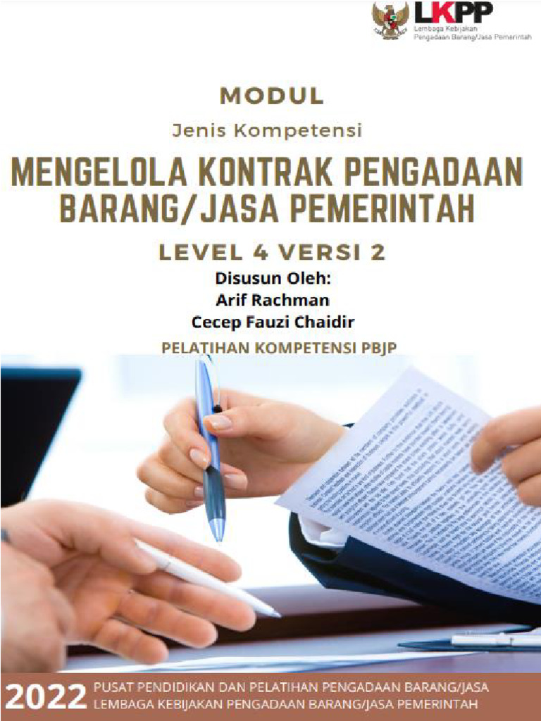 Modul Kontrak Level 4 | PDF