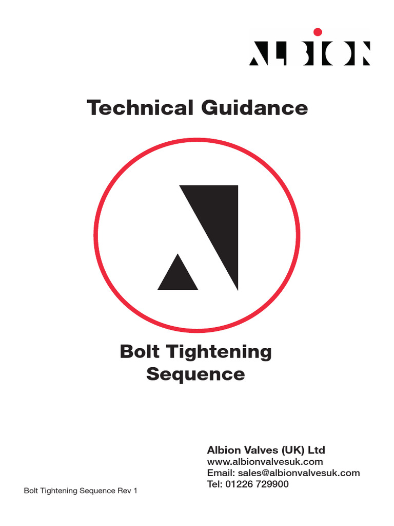 Bolting Tightening Sequence v1 | PDF | Mechanical Engineering