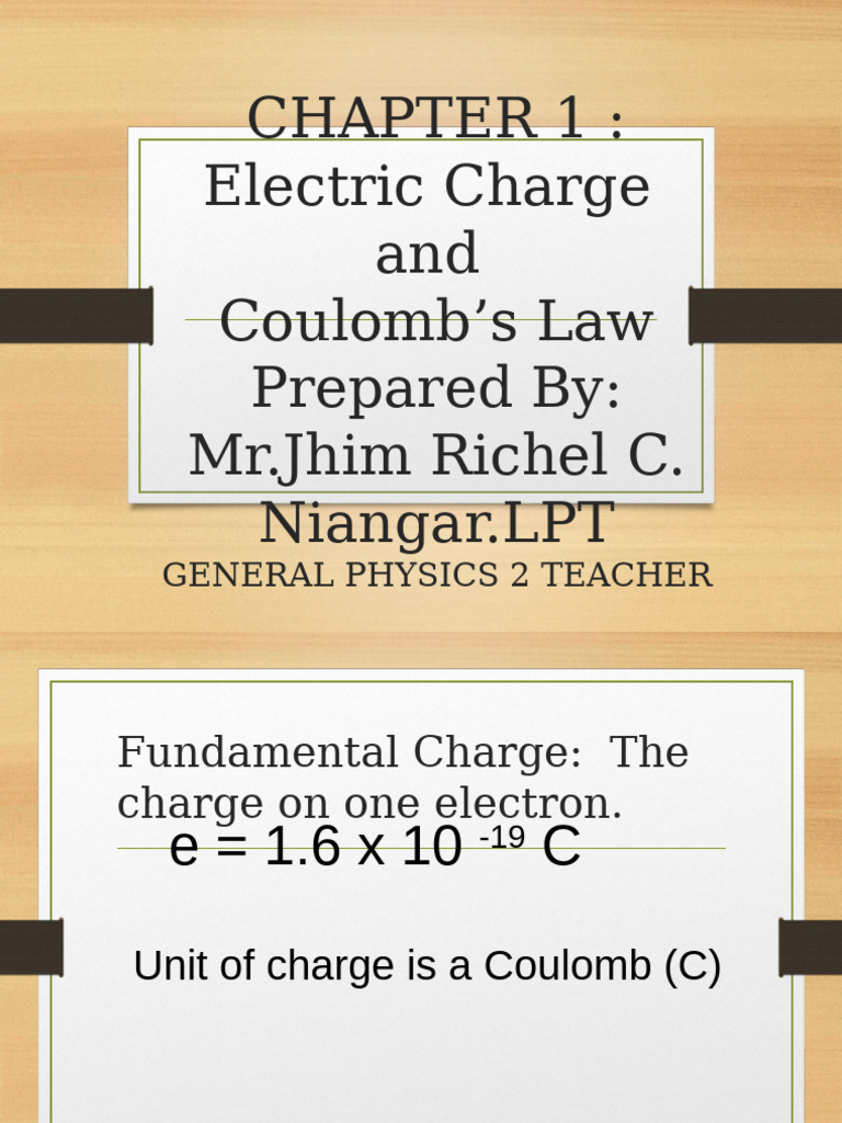 Eelctrostatics and Coulombs Law | PDF | Electric Charge | Electron