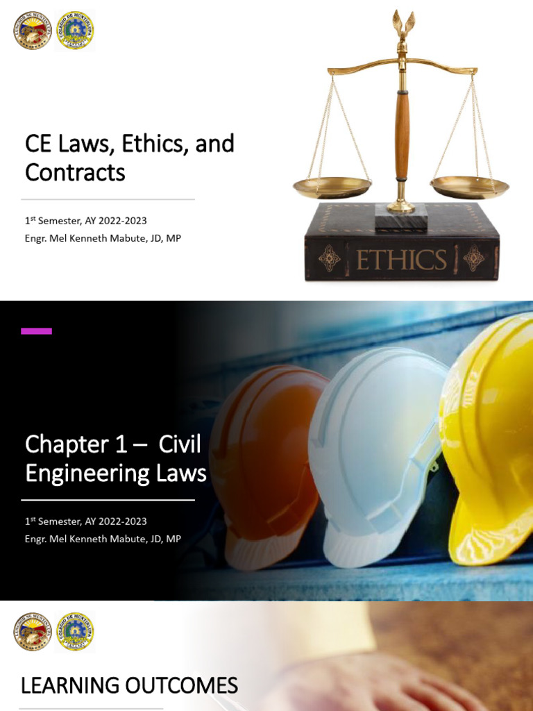 CE Laws & Ethics for Students | PDF | Justice | Crime & Violence