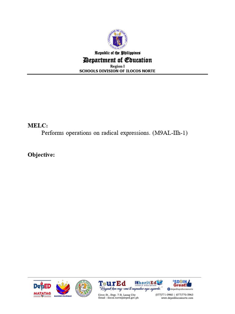 ALDS-WS-Math9-Q2-W7 | PDF | Multiplication | Abstract Algebra