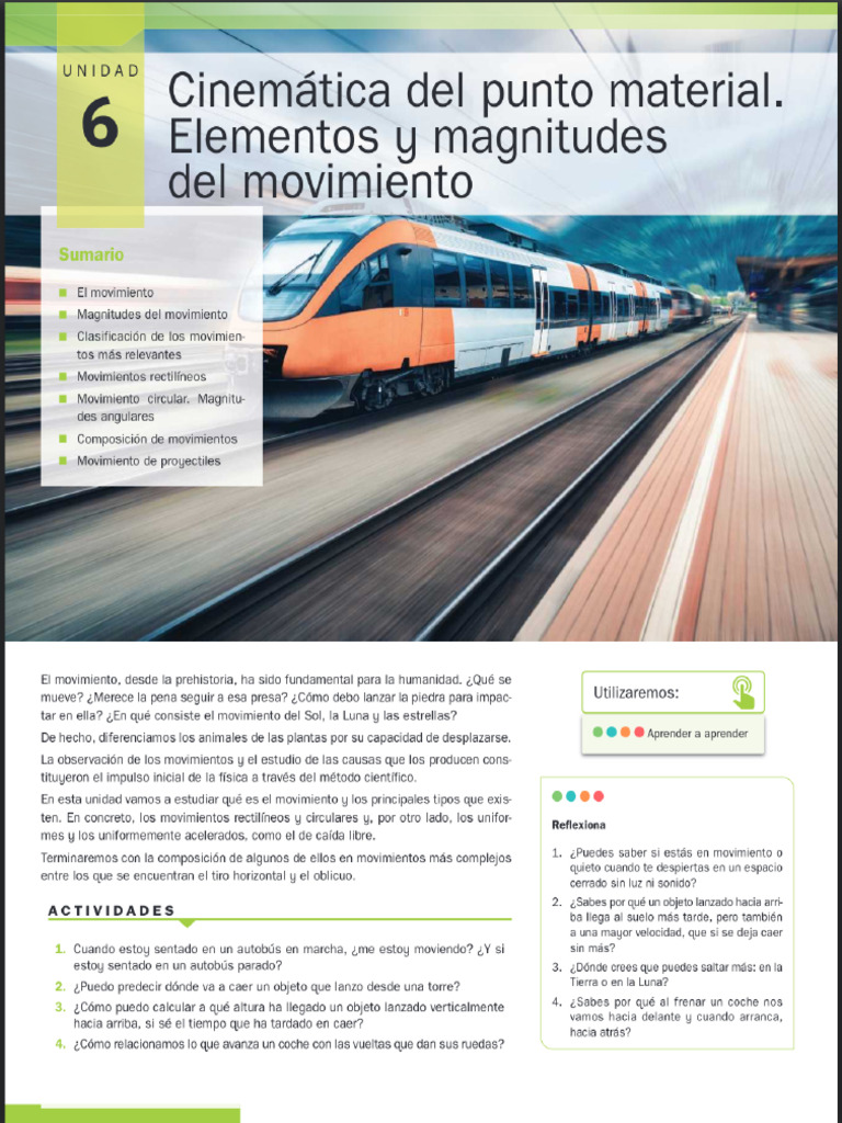 Tema Cinemática Libro Nuevo | PDF