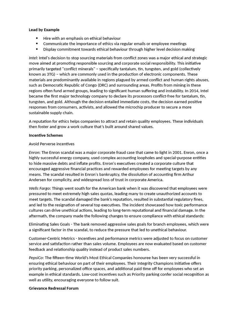 BECSR Content | PDF | Enron | Economies