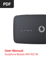 Vodafone Mobile Wi-Fi R217: User Manual | PDF | Wi Fi | Ip Address