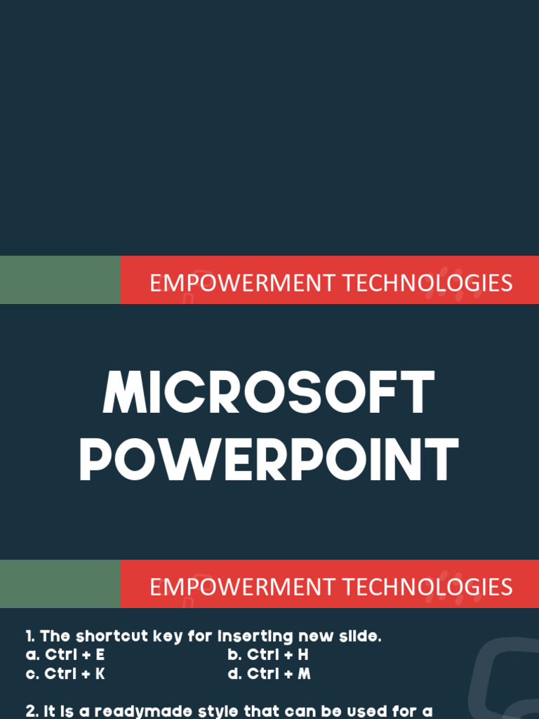 MS PPT | PDF | Microsoft Power Point | Software