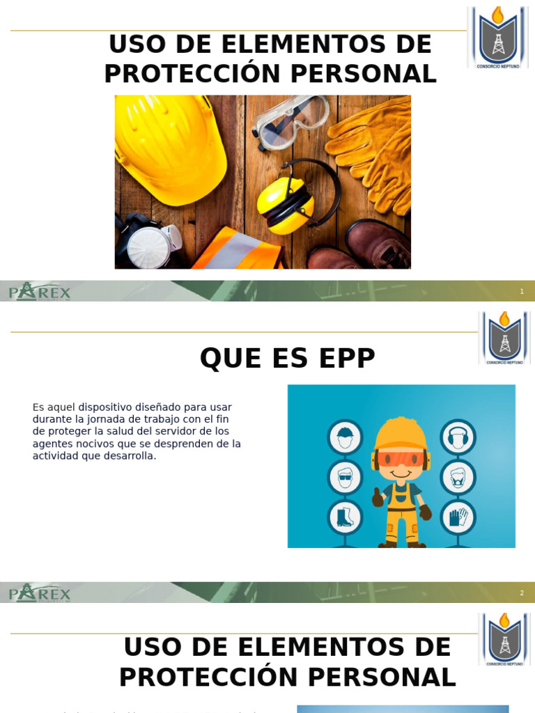 Uso de EPP | PDF | Casco | ruido