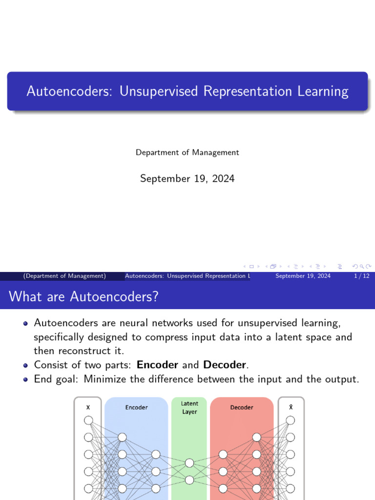 Auto Encoder | PDF | Statistical Analysis | Teaching Mathematics