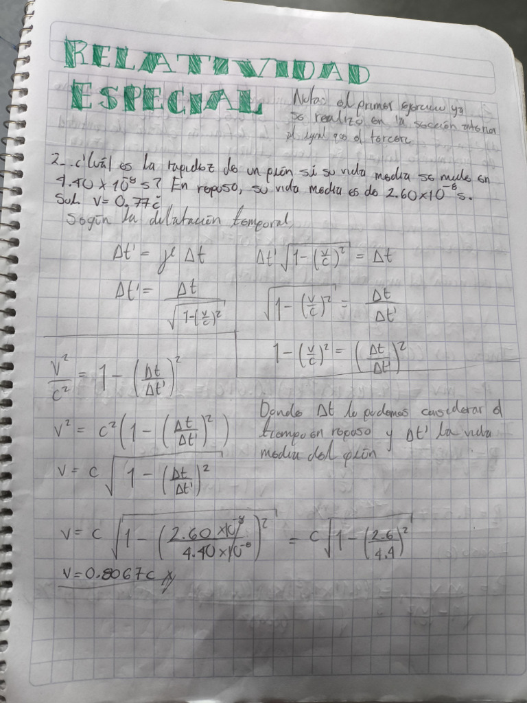 Relatividad 2 - Angeles Otero Uriel Aaron | PDF