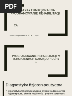 Rodzaje Chodu Normalnego I Patologicznego | PDF