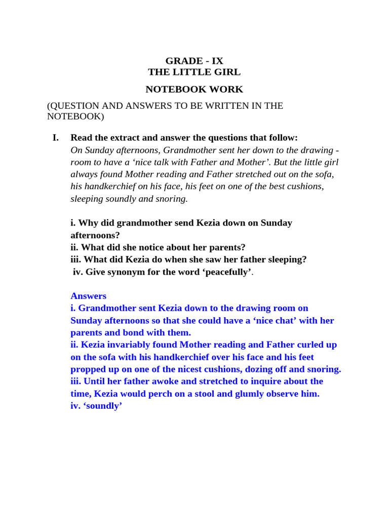 1722150659663.the Little Girl | PDF