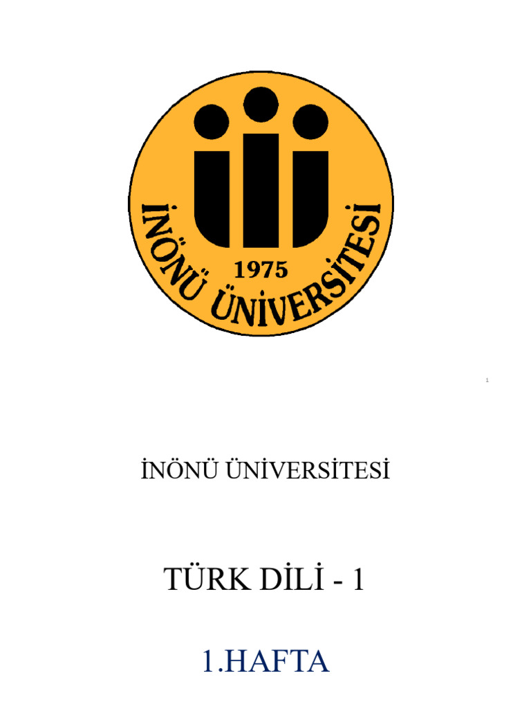 1.hafta Ders Sunusu | PDF