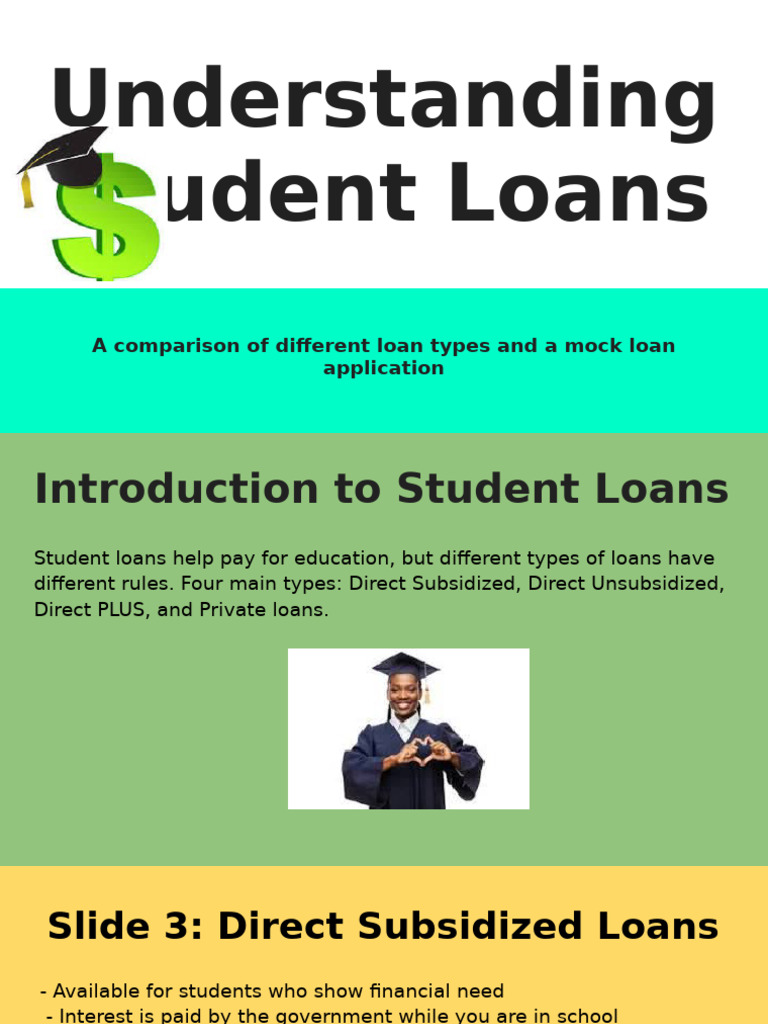 Project - Comparing Types of Student Loans | PDF | Loans | Student Loan