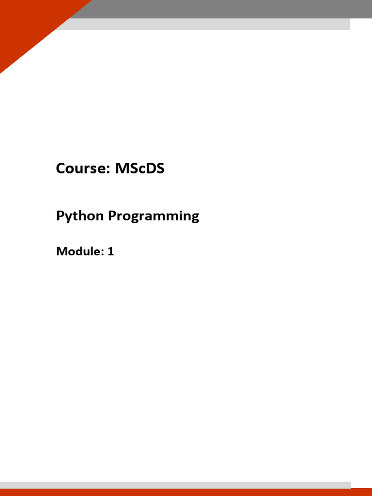 Python Unit1 | PDF | Python (Programming Language) | Boolean Data Type Python Unit1 | PDF | Python (Programming Language) | Boolean Data Type