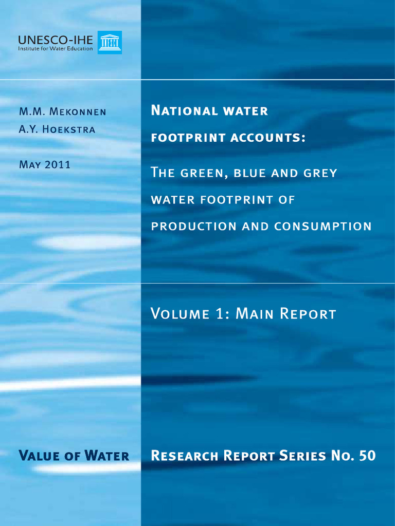 National Water Footprint Analysis Report | PDF | Earth Sciences ...