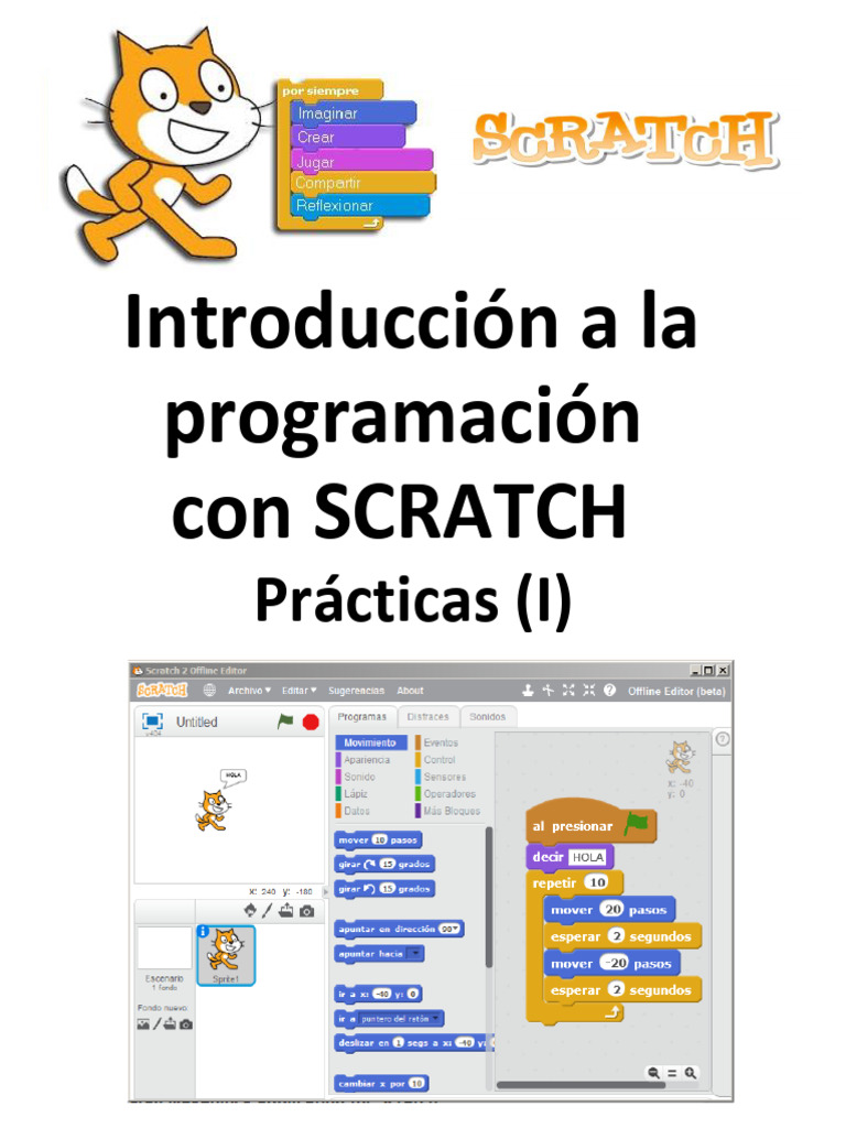 Practicas 1 | PDF | Scratch (lenguaje de programación) | Informática