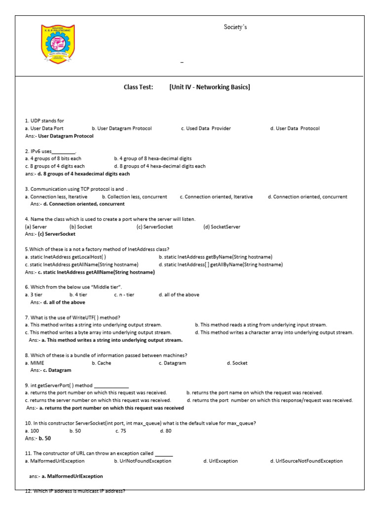 AJP (1) | PDF | Port (Computer Networking) | Network Socket