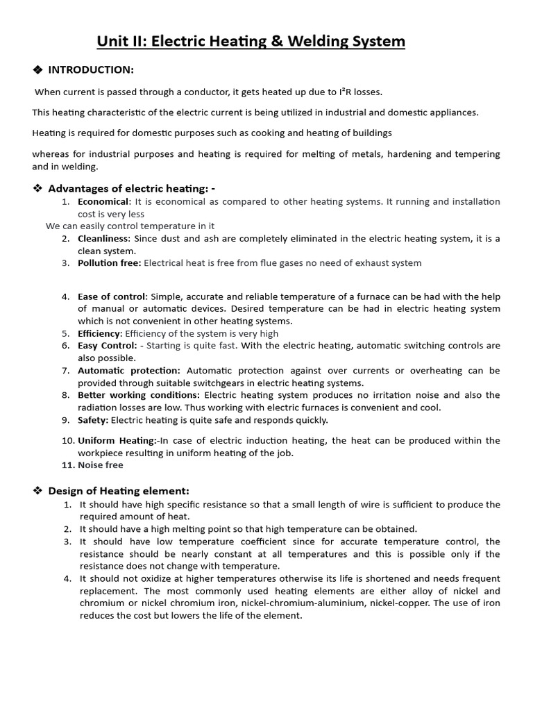 Heating & Welding Notes | PDF | Construction | Welding