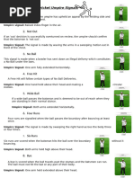 Cricket Scoring Symbols for Juniors | PDF