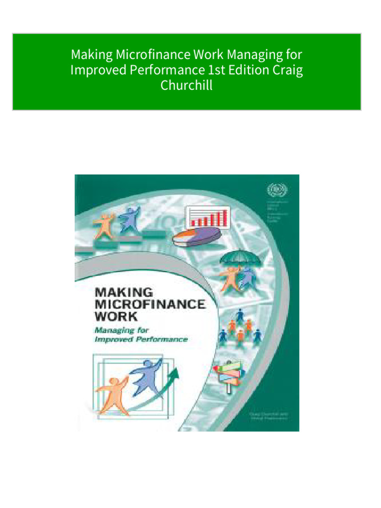 Instant Download Making Microfinance Work Managing For Improved ... Instant Download Making Microfinance Work Managing For Improved ...