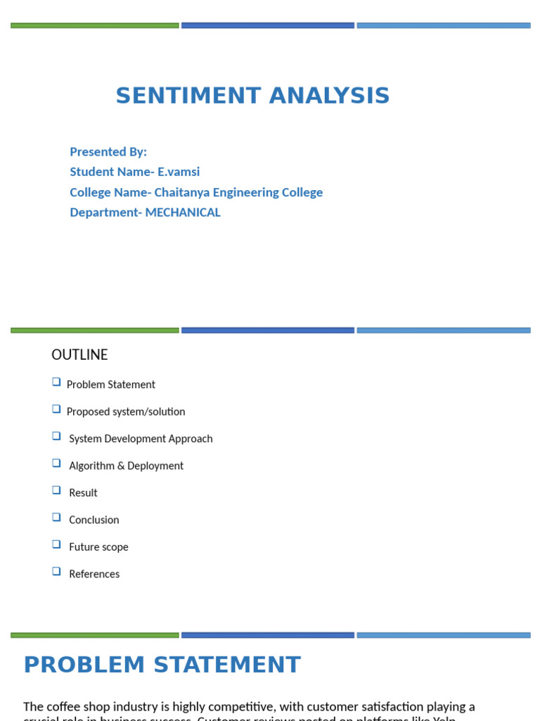 Coffee Shop Sentiment Analysis Model Pdf Machine Learning Prediction