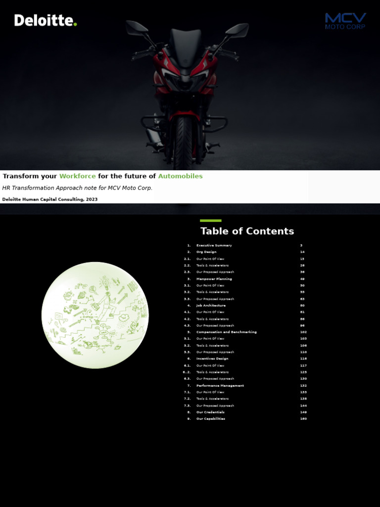 HR Transformation Approach Note For MCV Moto Corp. | PDF | Performance ...