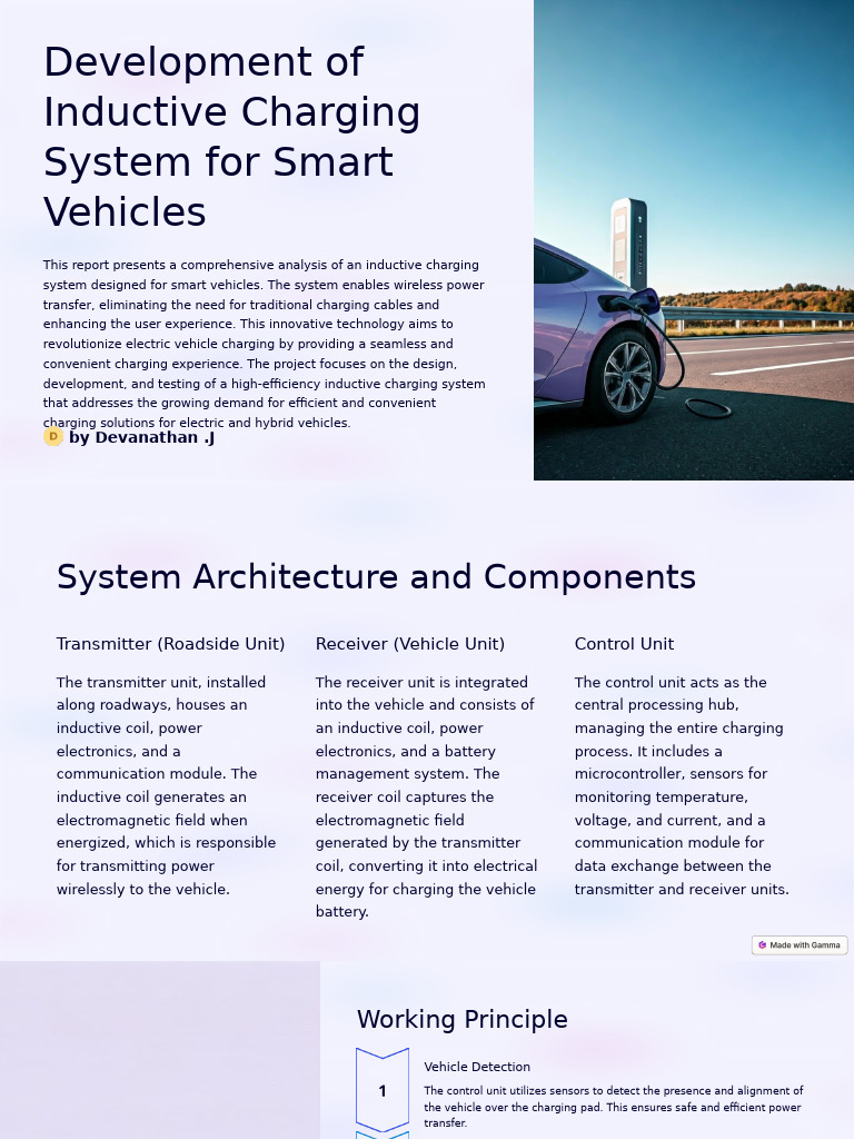 Development of Inductive Charging System For Smart Vehicles | PDF ...
