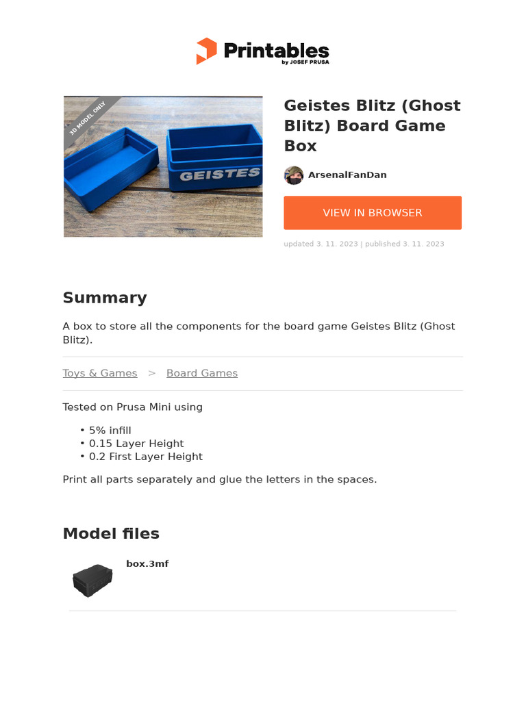 Geistes Blitz Ghost Blitz Board Game Box | PDF | Games & Activities