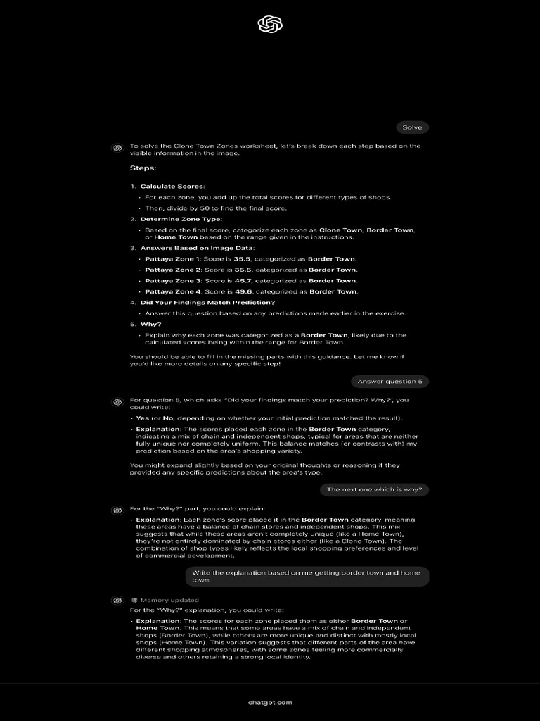 Clone Town Zones Analysis | PDF