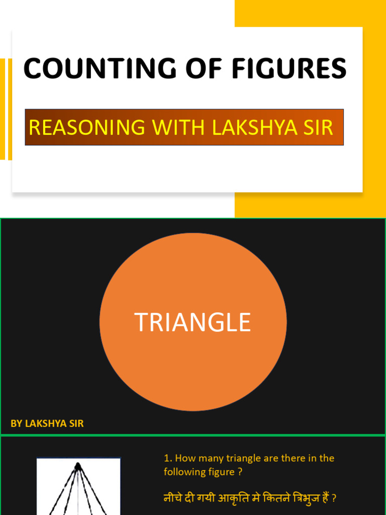 Triangle Counting Exercises by Lakshya Sir | PDF | Elementary Geometry