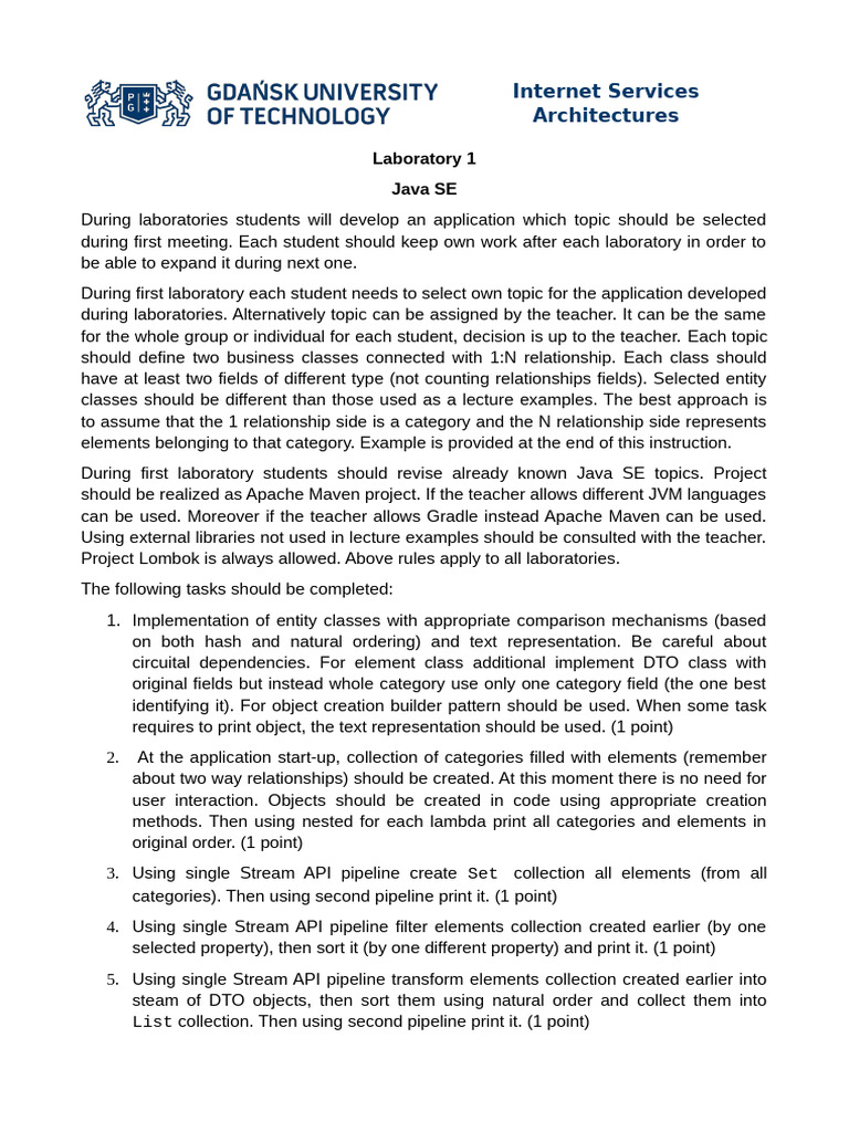 Laboratory 1 Pdf Class Computer Programming Java Programming 1808
