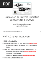 04C Sistema Operativo Windows NT 4.0 | PDF | Tecnología