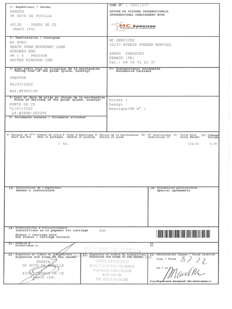CMR Ot 393108 | PDF