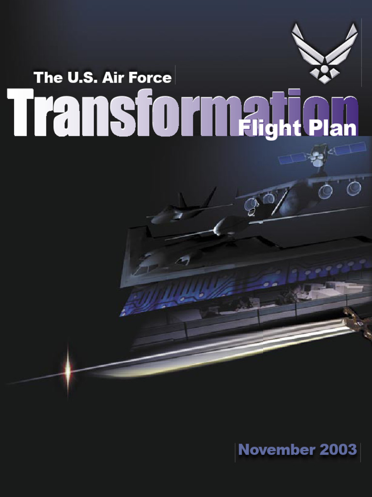 ADA458089 USAF Air Force Transformation Flight Plan | PDF | United ...