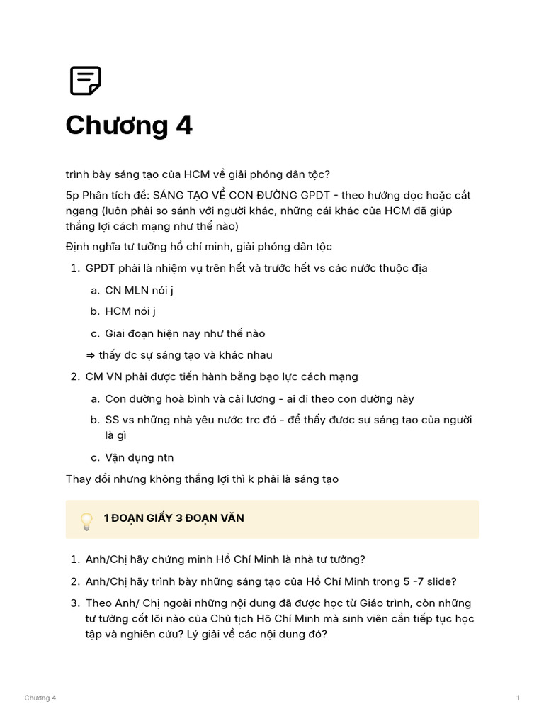 Chương 4 TTHCM | PDF