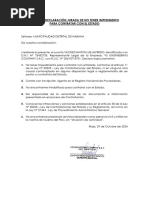 Carta de Autorizacion Cci | PDF