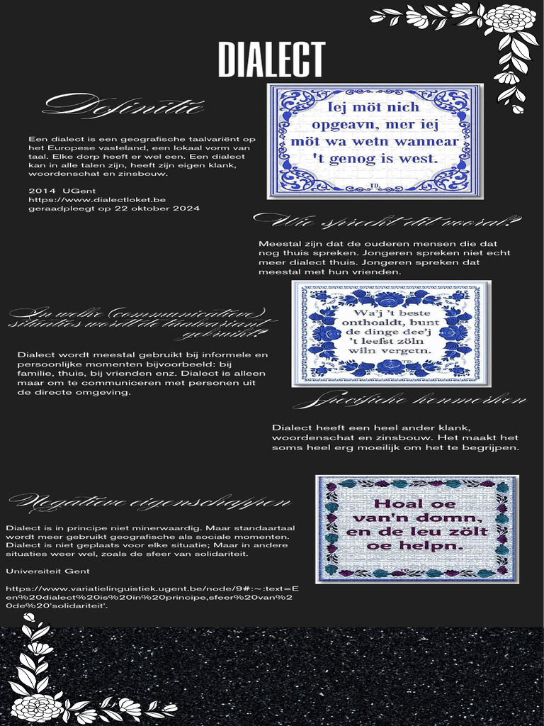 Infographic Dialect | PDF