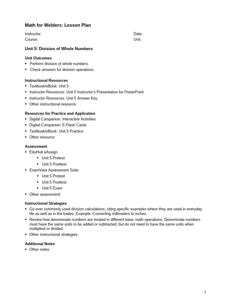 unit05_lessonplan | PDF